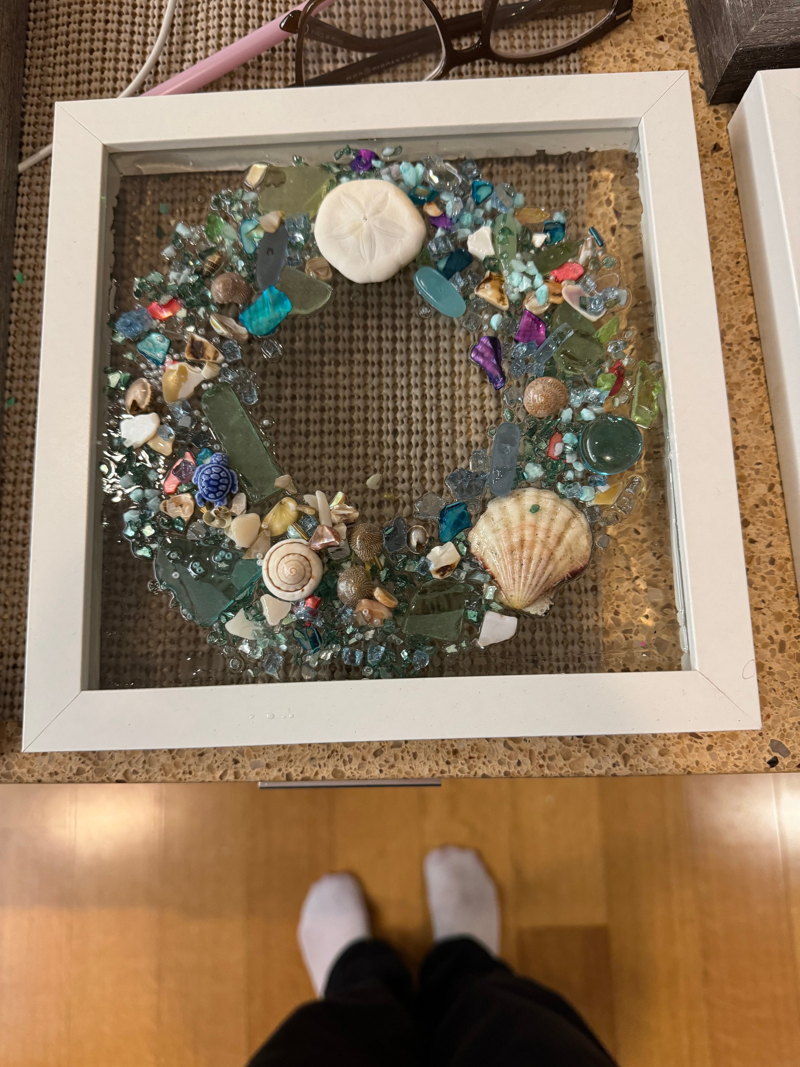 Sea Glass Collage | Artistic Portland Gallery